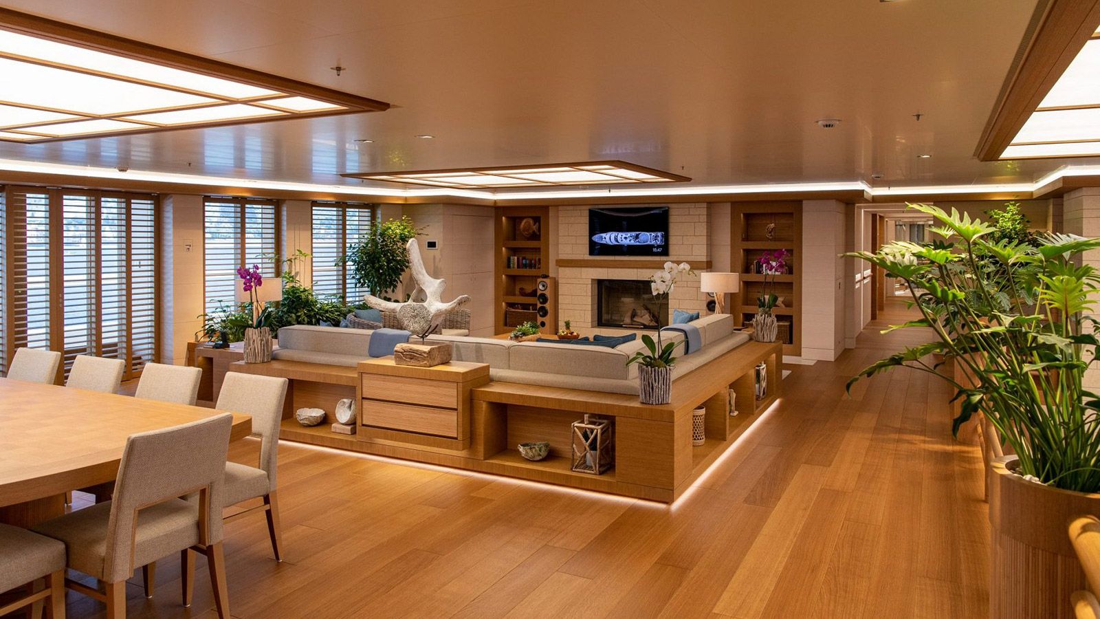 [New Pictures] Inside the 136m Lürssen Superyacht Flying Fox | Boat ...